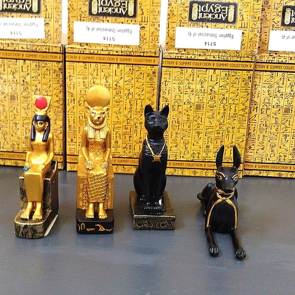 Summit Collection | Art | Egyptian Figurines Set Of 4 | Poshmark